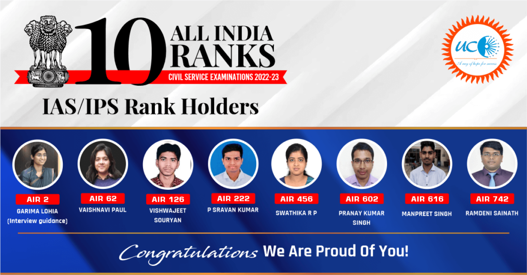 We are bursting with pride as we congratulate the All India UPSC (IAS ...